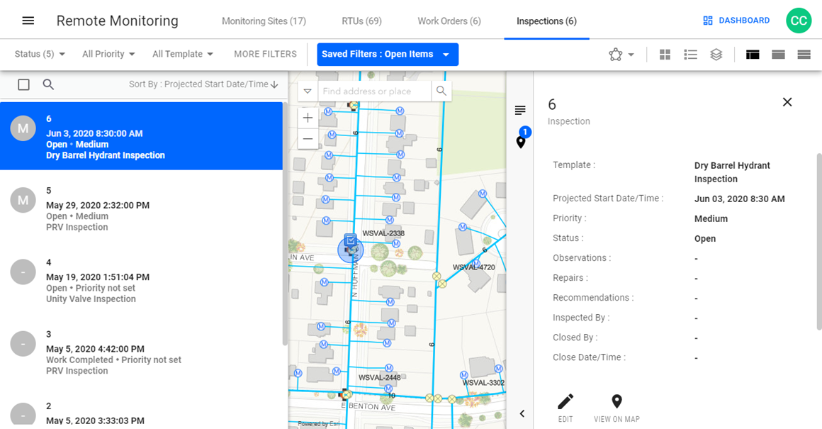 Create Cityworks Work Orders or Inspections