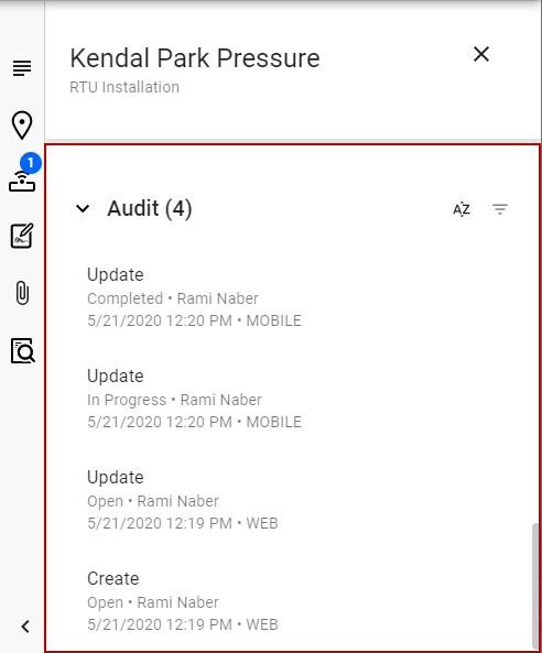 About the Work Order Details