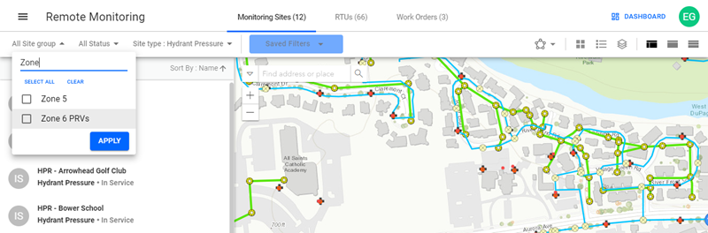 Create and Manage Monitoring Site Groups