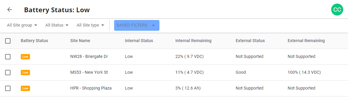 Monitor Battery Strength