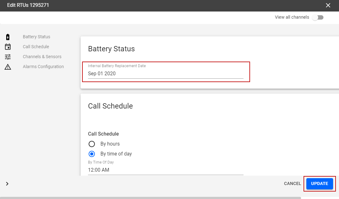 Manage and Track Battery Replacements