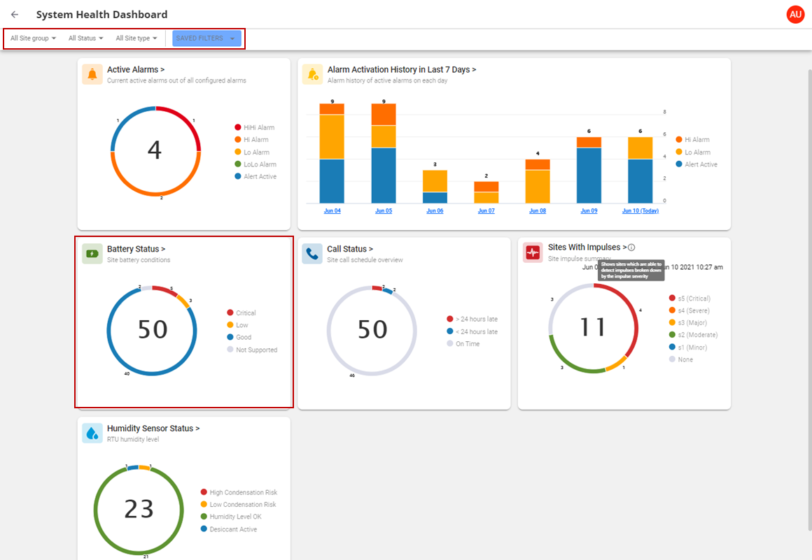 Monitor Battery Strength