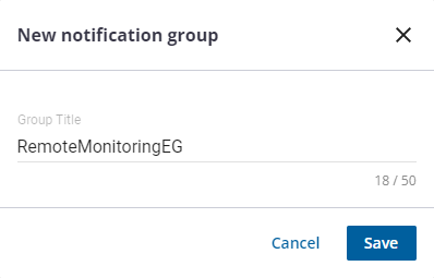 Create Notification Groups for Alarms