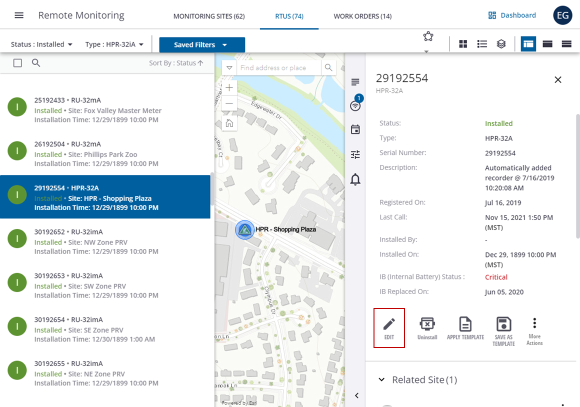 Configure the RTU Communications