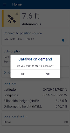 Use The Da2 And Catalyst With Trimble Unity Mobile