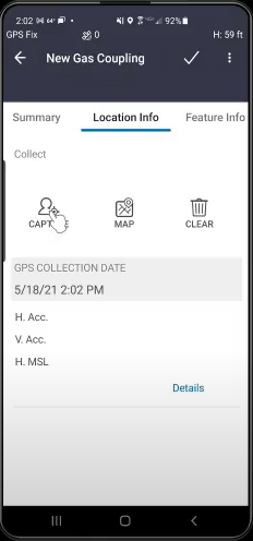 Collect Data using the Trimble Unity Mobile App