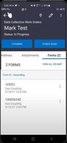 Collect Data using the Trimble Unity Mobile App